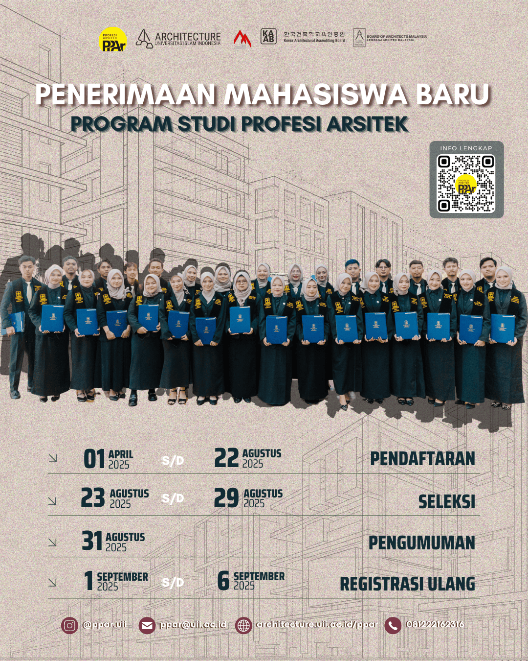 Penerimaan Mahasiswa Baru PPAr semester Ganjil TA 2025/2026 ...
